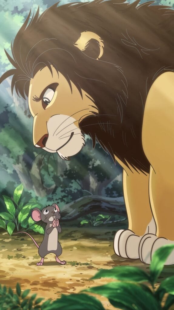 The Lion and the Mouse - Story with Moral