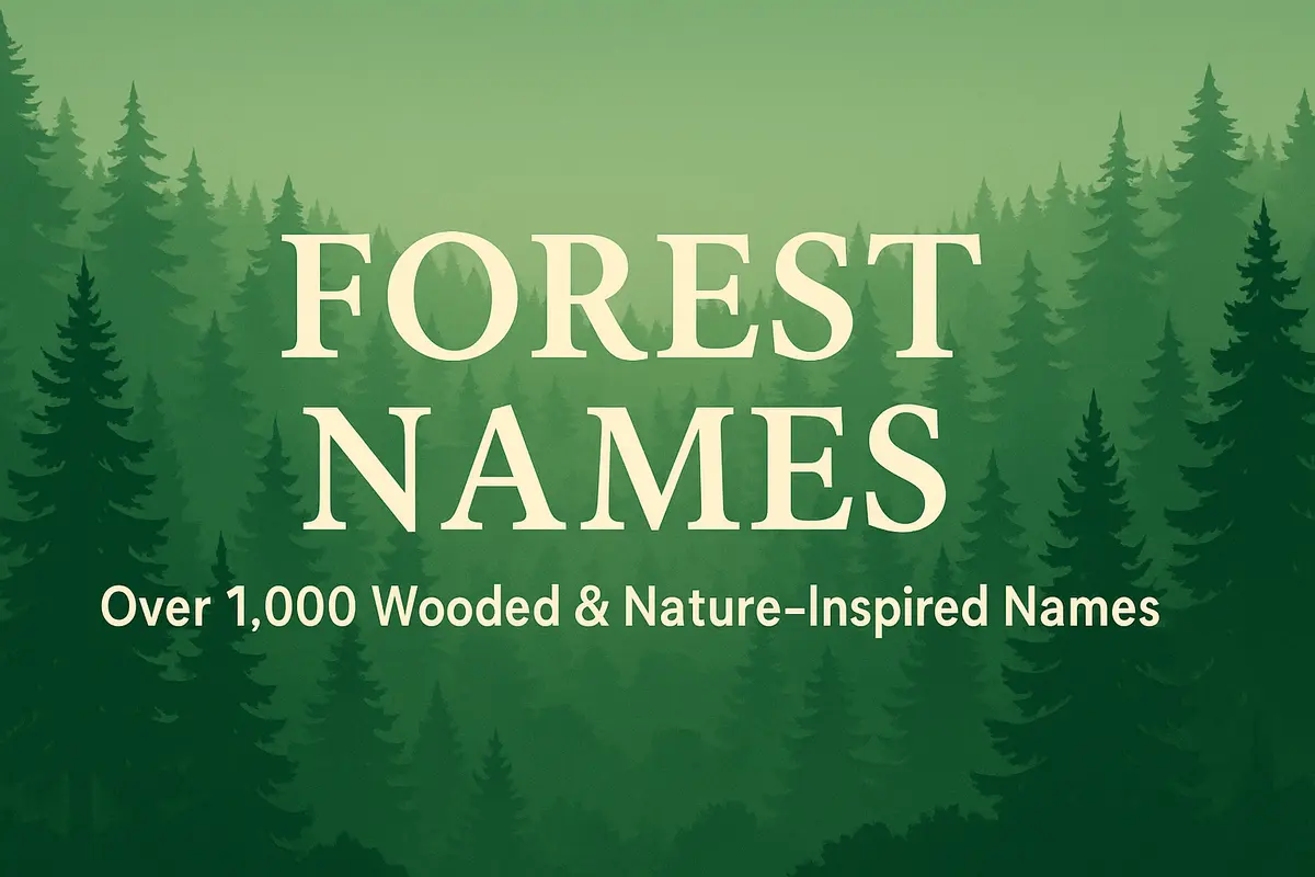 Forest Names: 1,000 Enchanting Names with Meanings